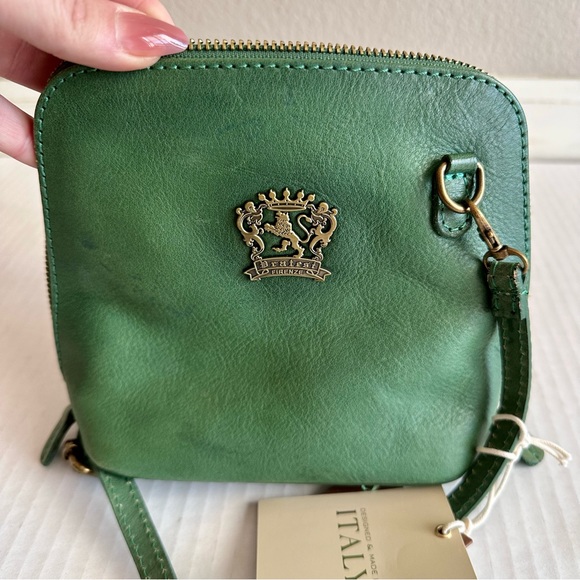Pratesi | Bags | Pratesi Firenze Italian Leather Green Shoulder Bag ...